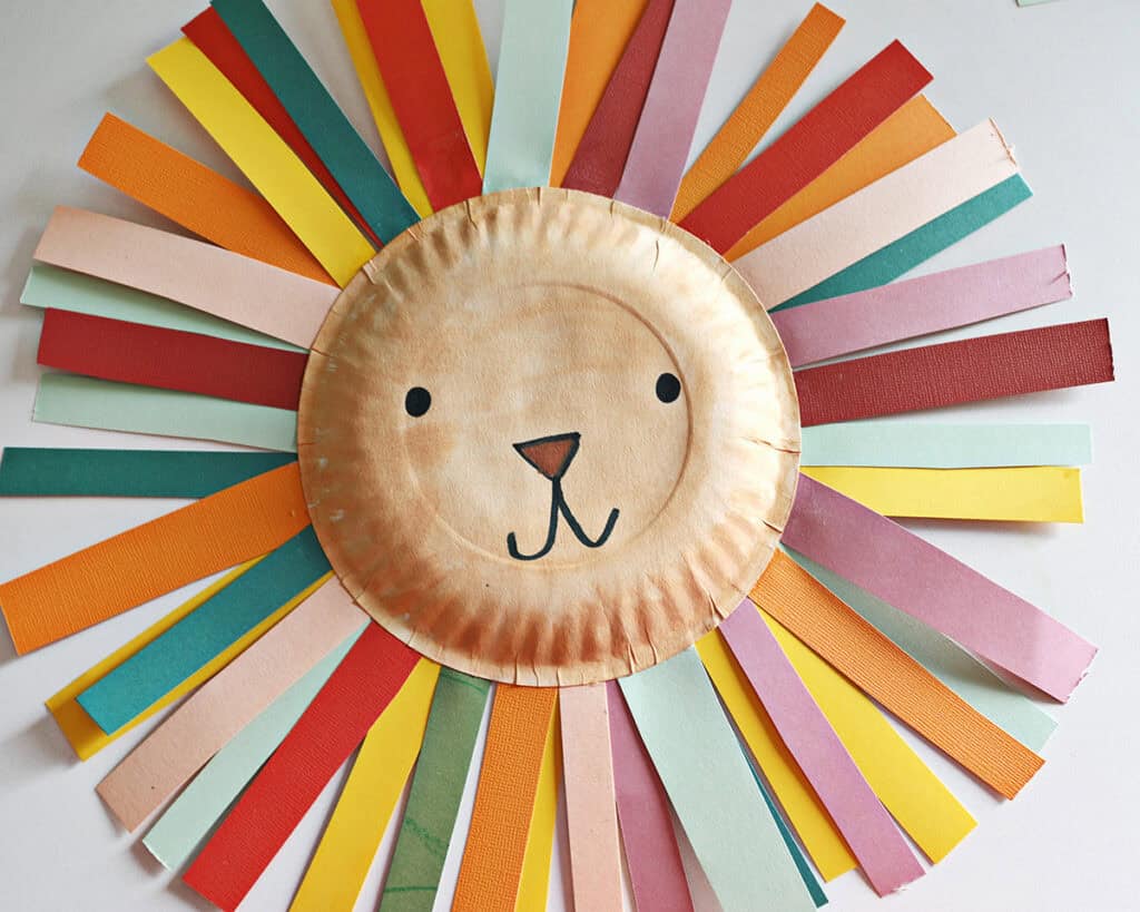 Paper Plate Lion Craft