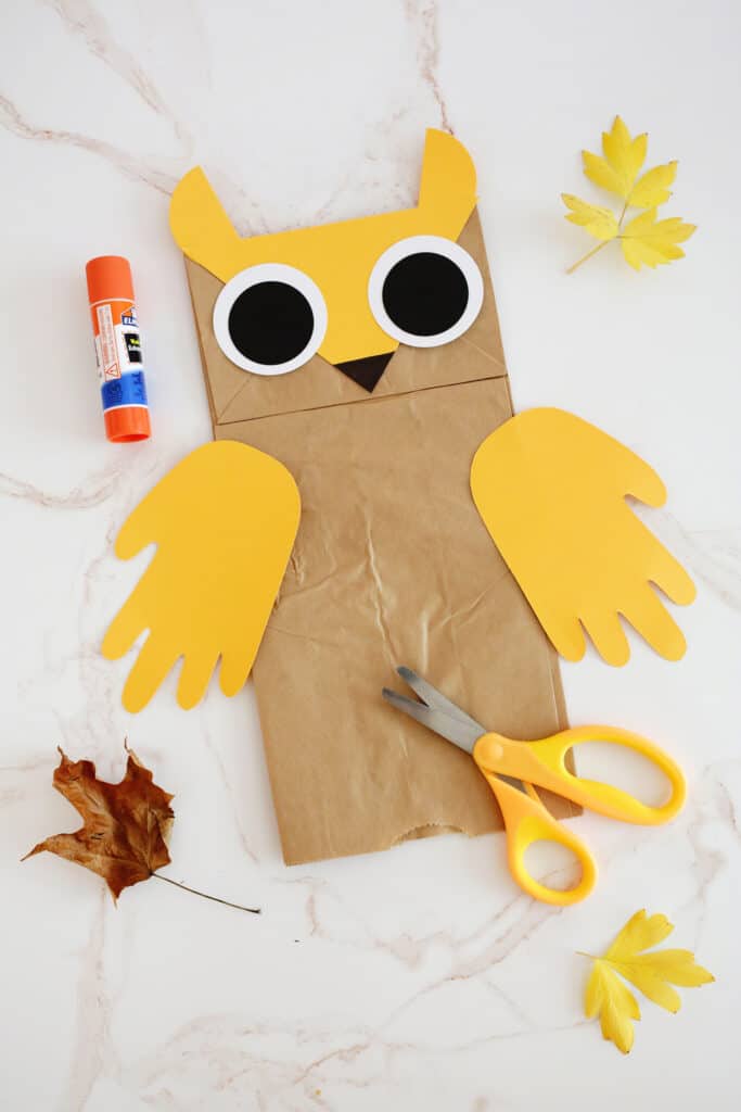 Make a Paper Bag Owl Puppet