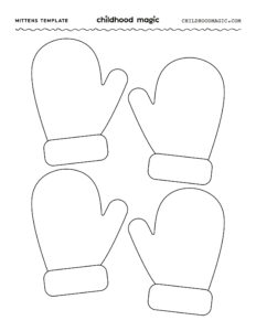Mittens Template - Childhood Magic