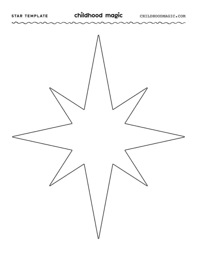 Star Template - Childhood Magic