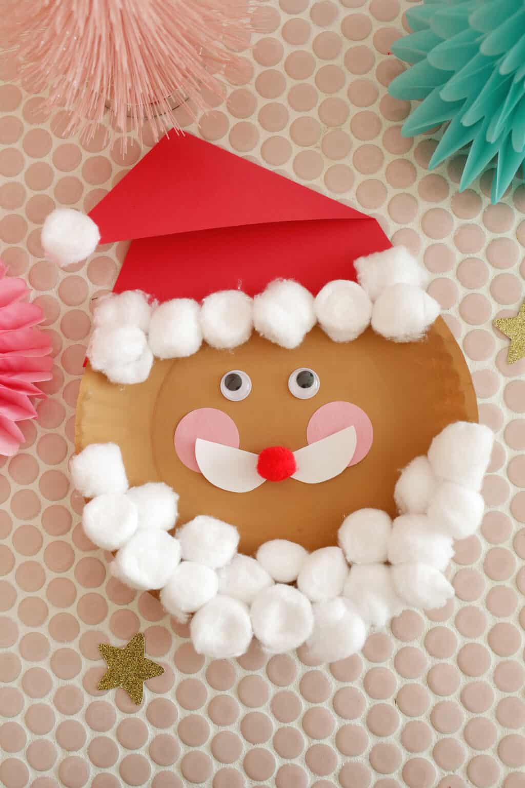 Easy Paper Plate Santa Craft (Perfect for the Holidays!) - Childhood Magic