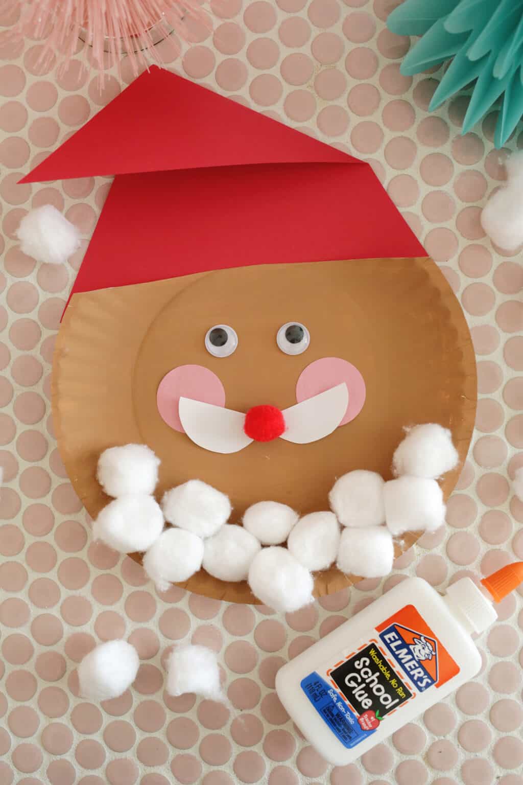 Easy Paper Plate Santa Craft (Perfect for the Holidays!) - Childhood Magic