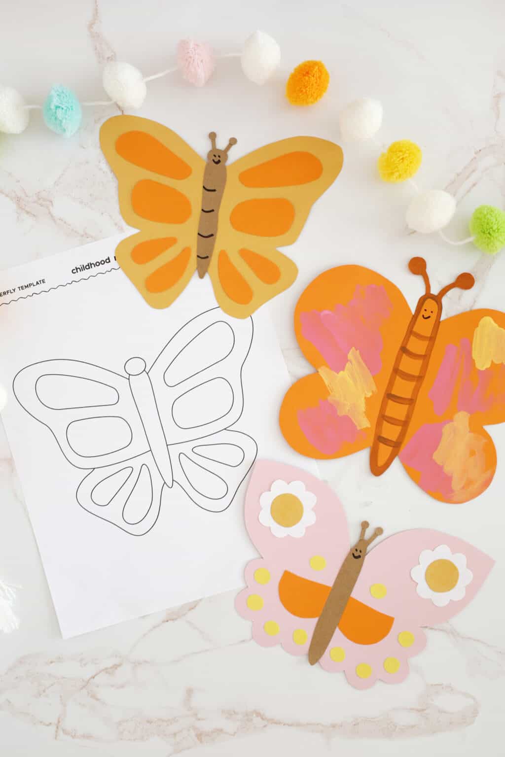 Butterfly Template - Childhood Magic