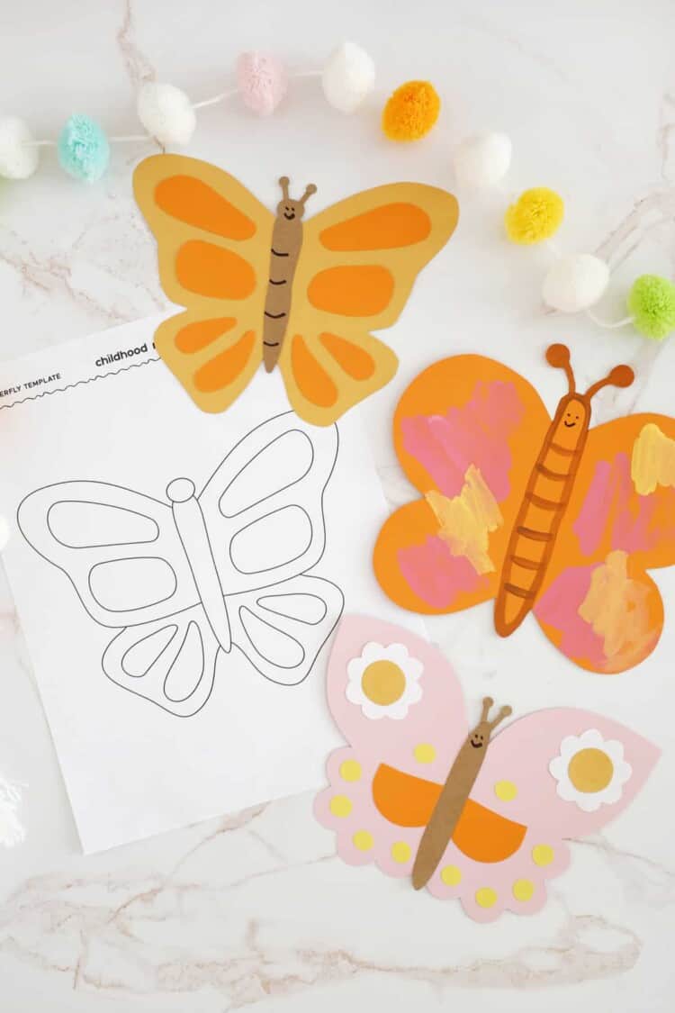 Butterfly Template - Childhood Magic