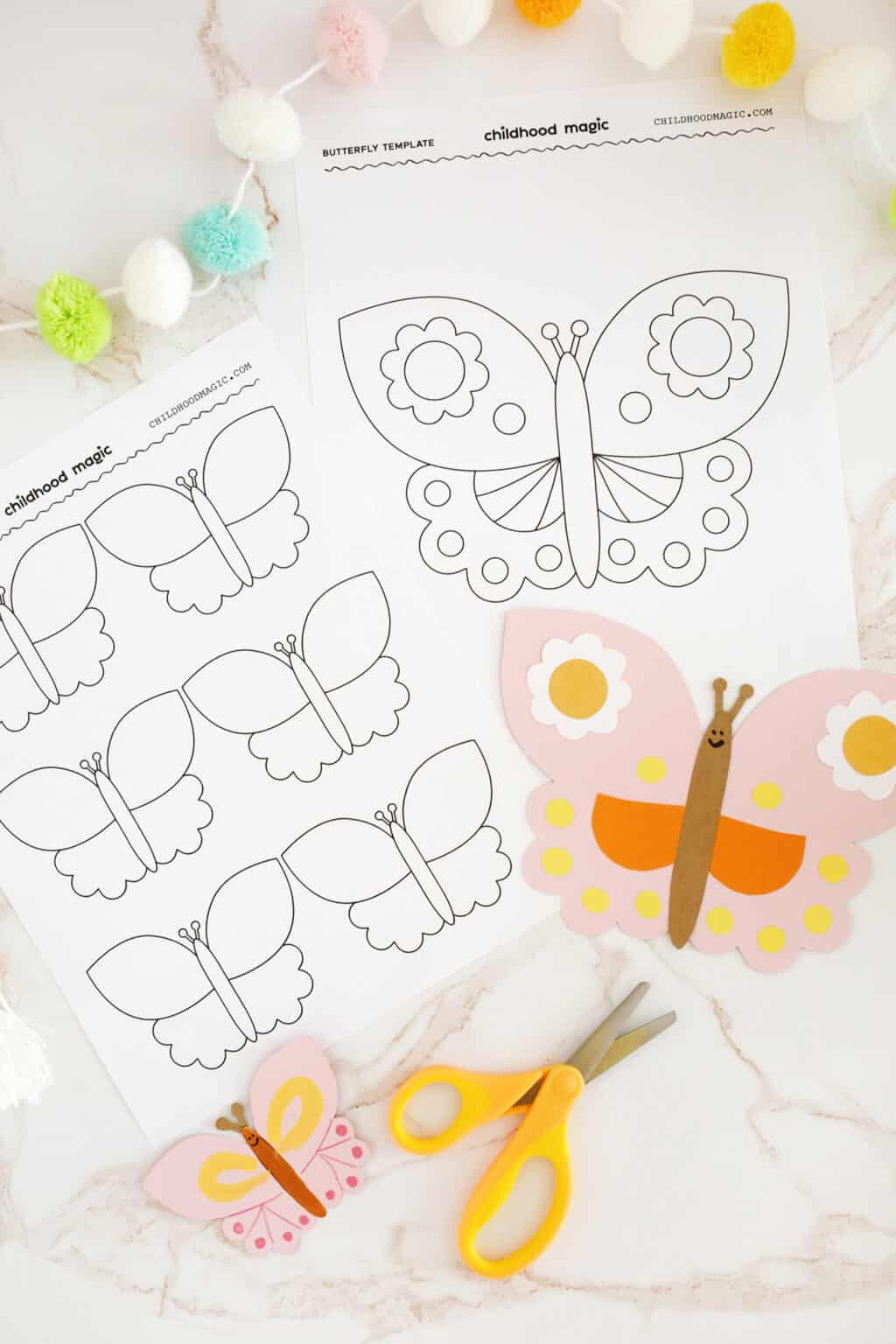 Butterfly Template - Childhood Magic