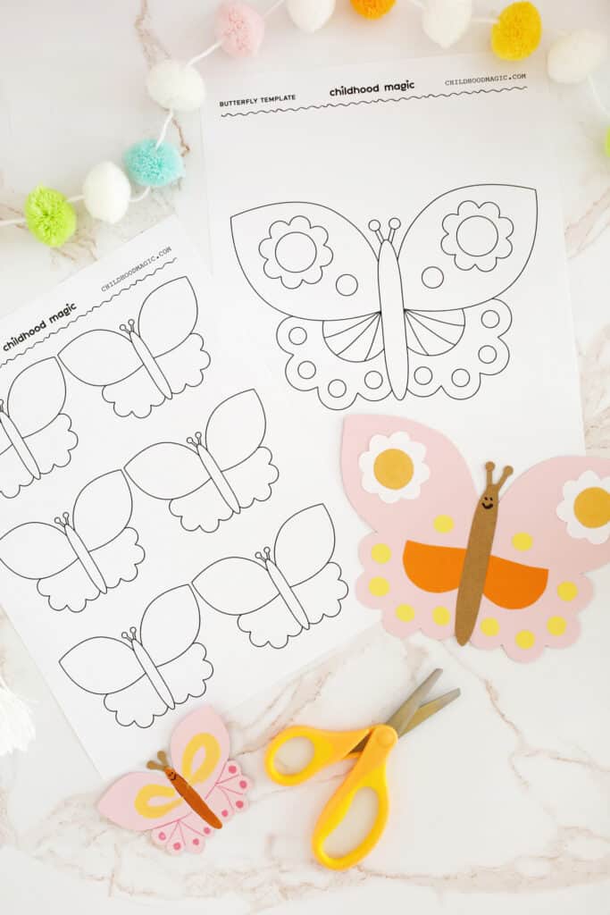 Butterfly Template - Childhood Magic