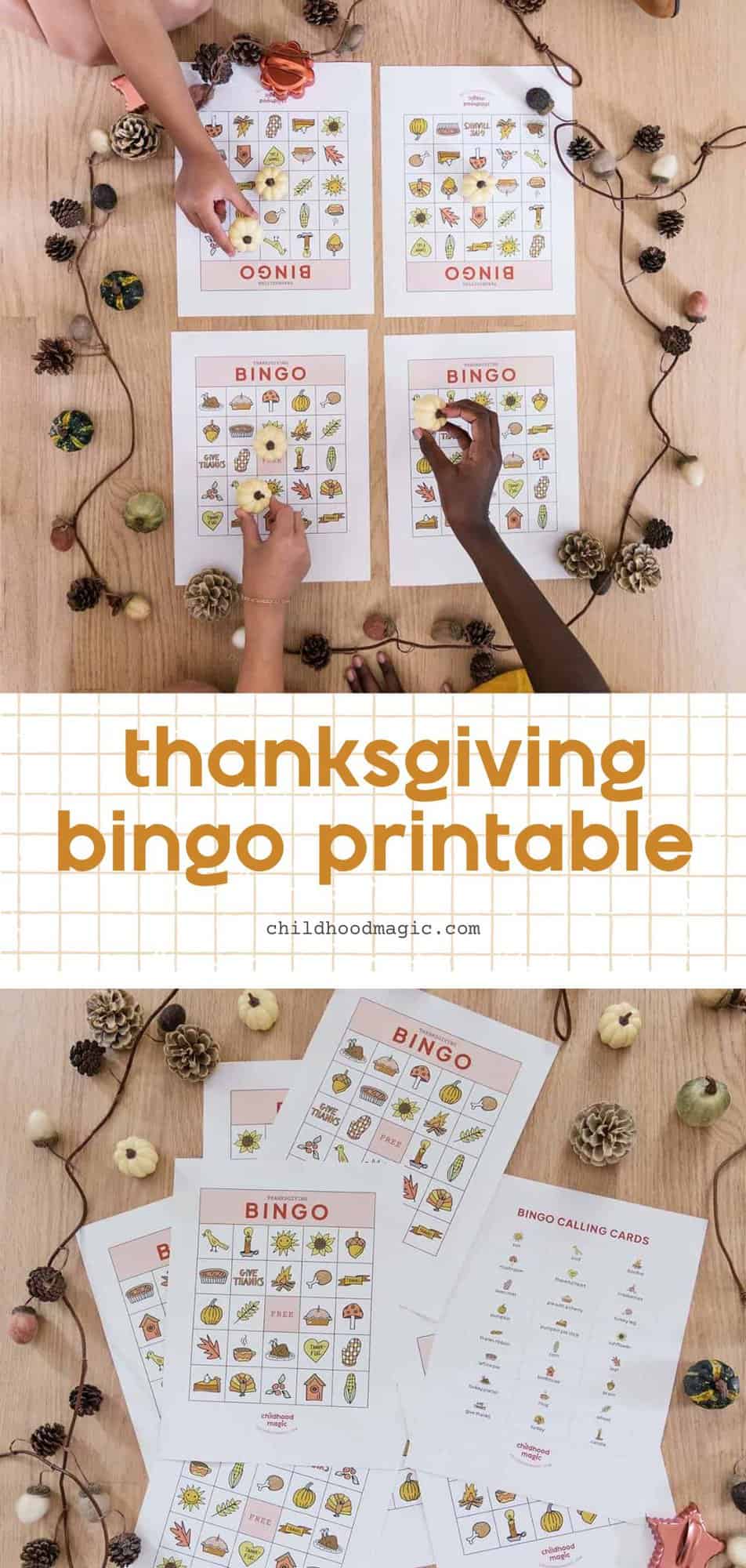 Thanksgiving Bingo - Childhood Magic