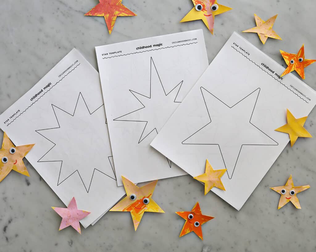 Star Template - Childhood Magic