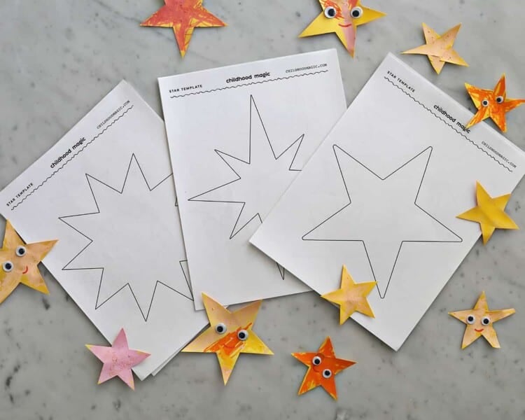 Star Template - Childhood Magic