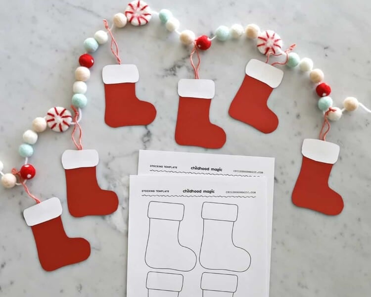 Stocking Template - Free Printable - Childhood Magic Stocking Template - Free Printable - Childhood Magic