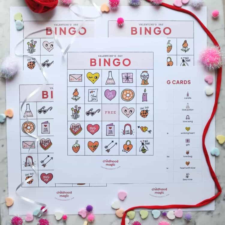 Valentine's Day Bingo - Childhood Magic