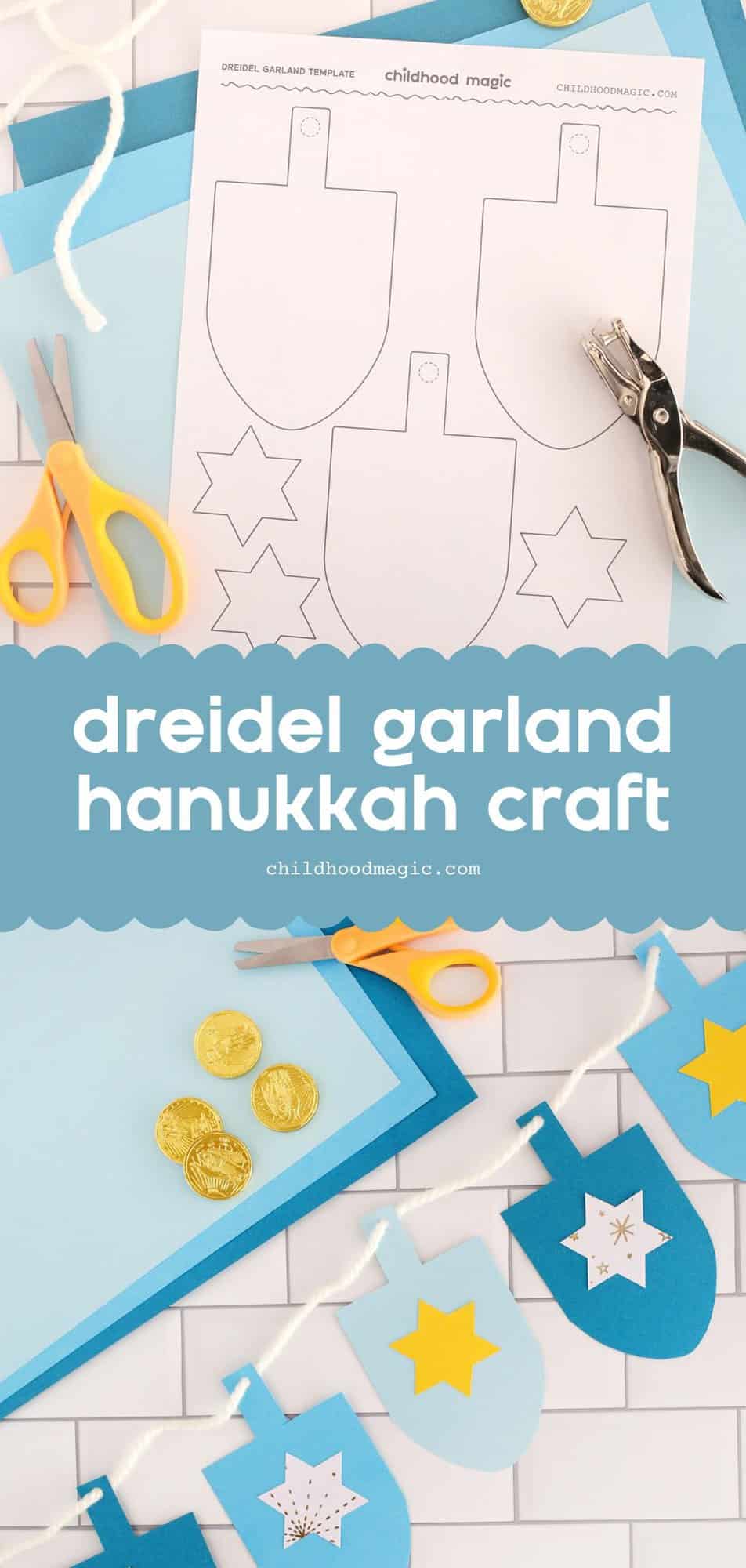 Dreidel Template - Childhood Magic