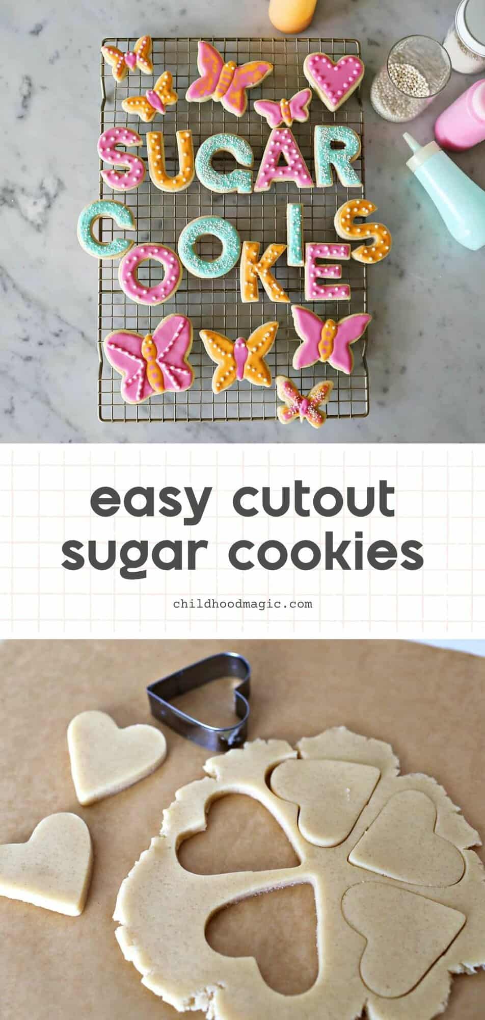Easy Cutout Sugar Cookies - Childhood Magic