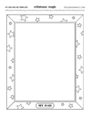 Easy Father's Day Portrait Craft - Childhood Magic