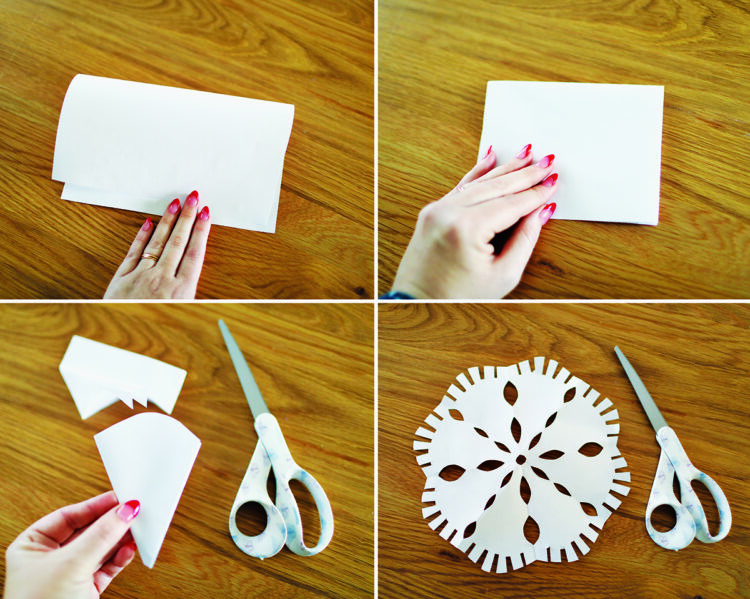 How to Make a Paper Snowflake- with 10 free Printables - Childhood Magic