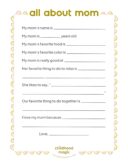 Mother's Day Printable - Childhood Magic