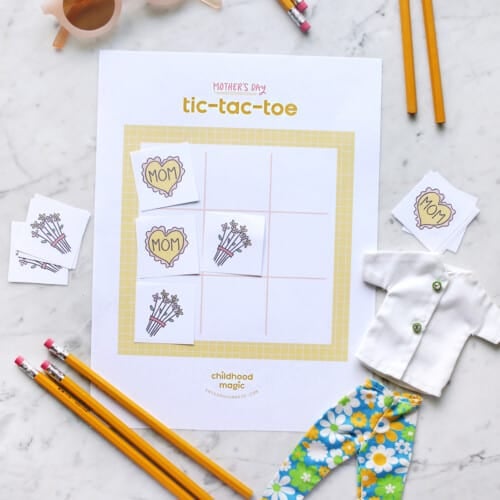 Spring Tic-Tac-Toe - Childhood Magic