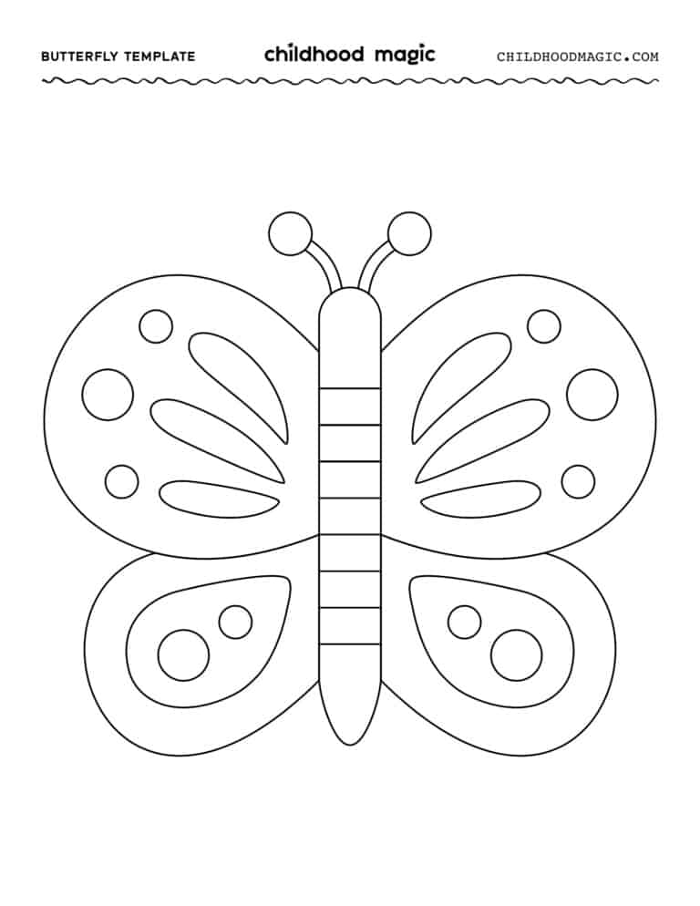 Butterfly Template - Childhood Magic