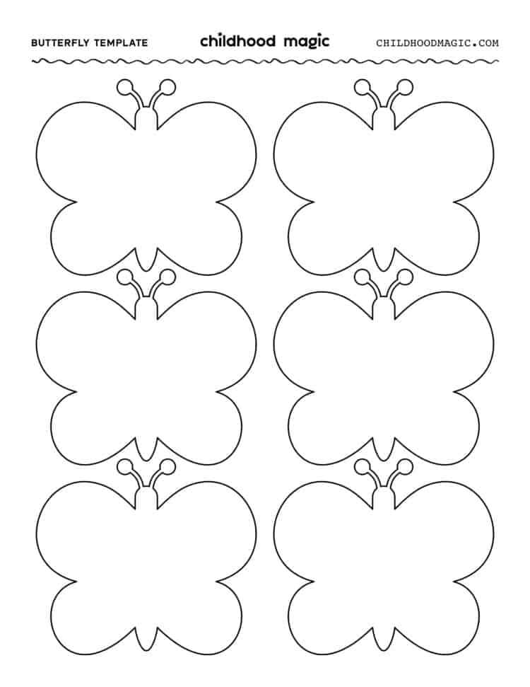 Butterfly Template - Childhood Magic
