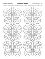 Butterfly Template - Childhood Magic