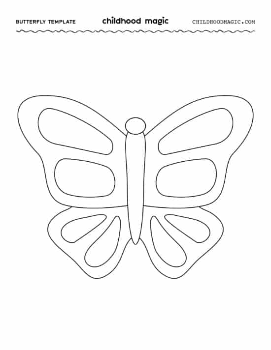 Butterfly Template - Childhood Magic