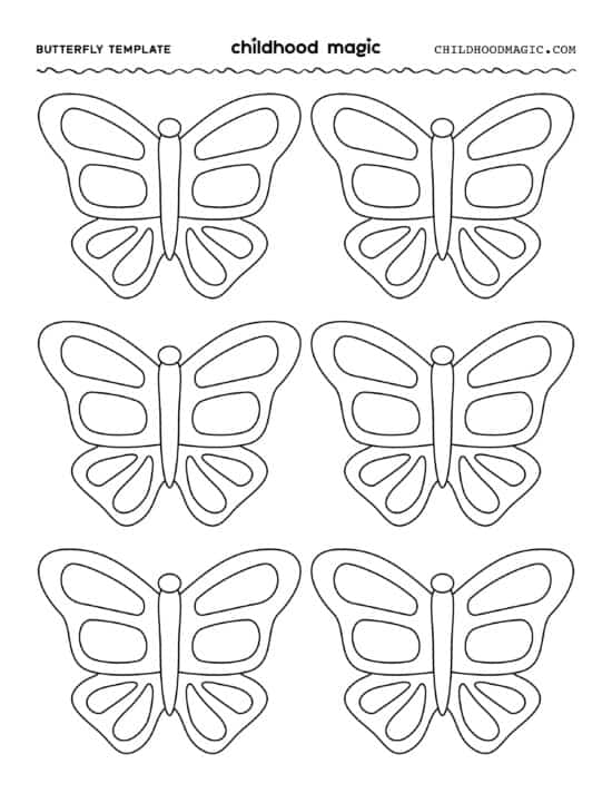Butterfly Template - Childhood Magic