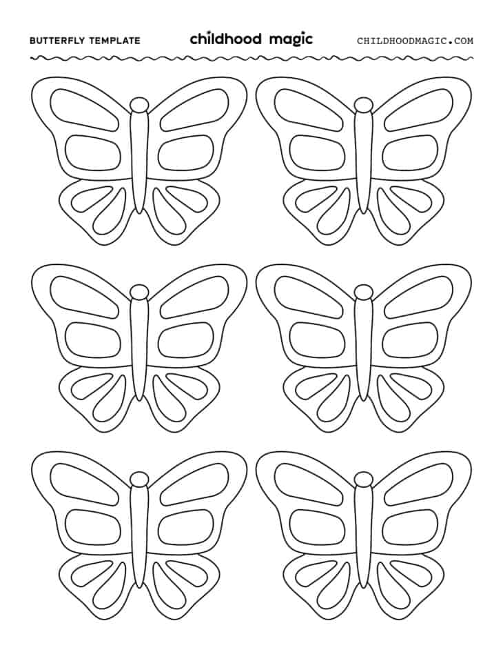 Butterfly Template - Childhood Magic