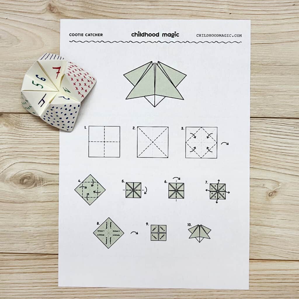 Cootie Catcher - Fortune Teller - Childhood Magic