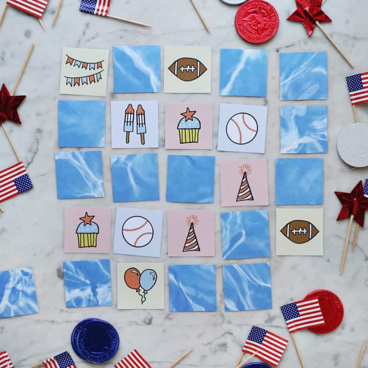 4th of July Memory Game - Childhood Magic