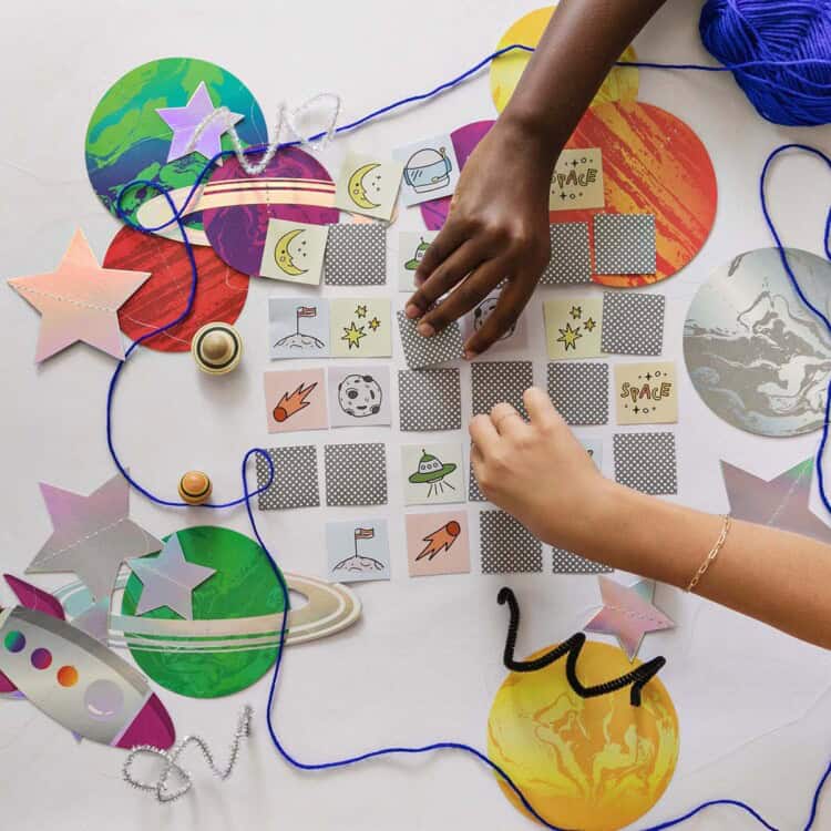 Outer Space Memory Game - Childhood Magic