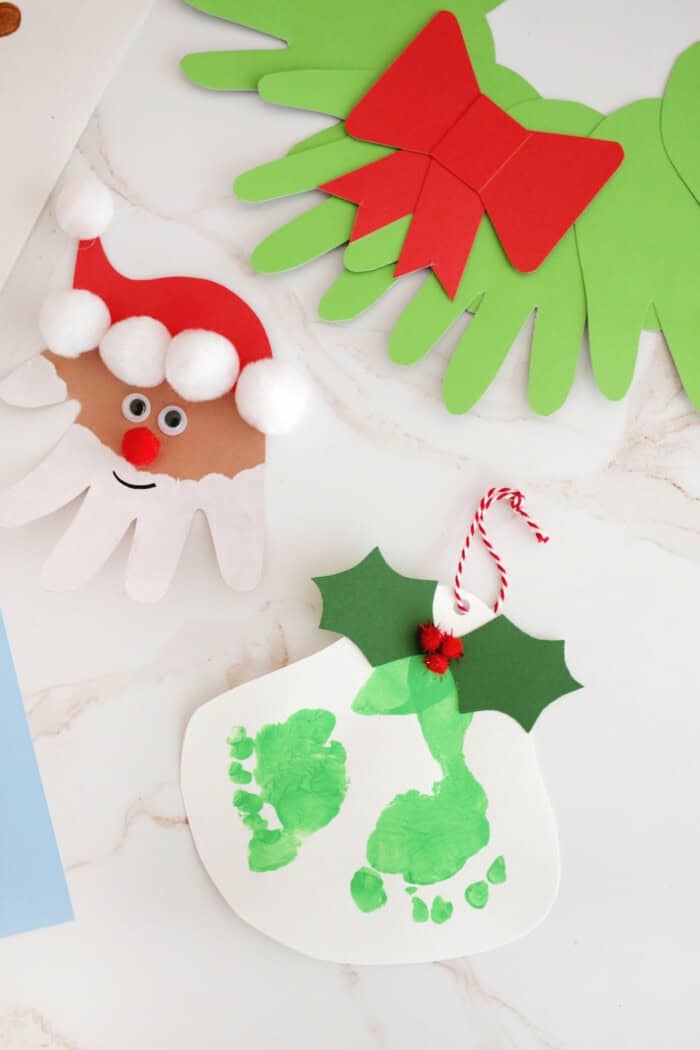 Christmas Handprint Art Ideas - Childhood Magic