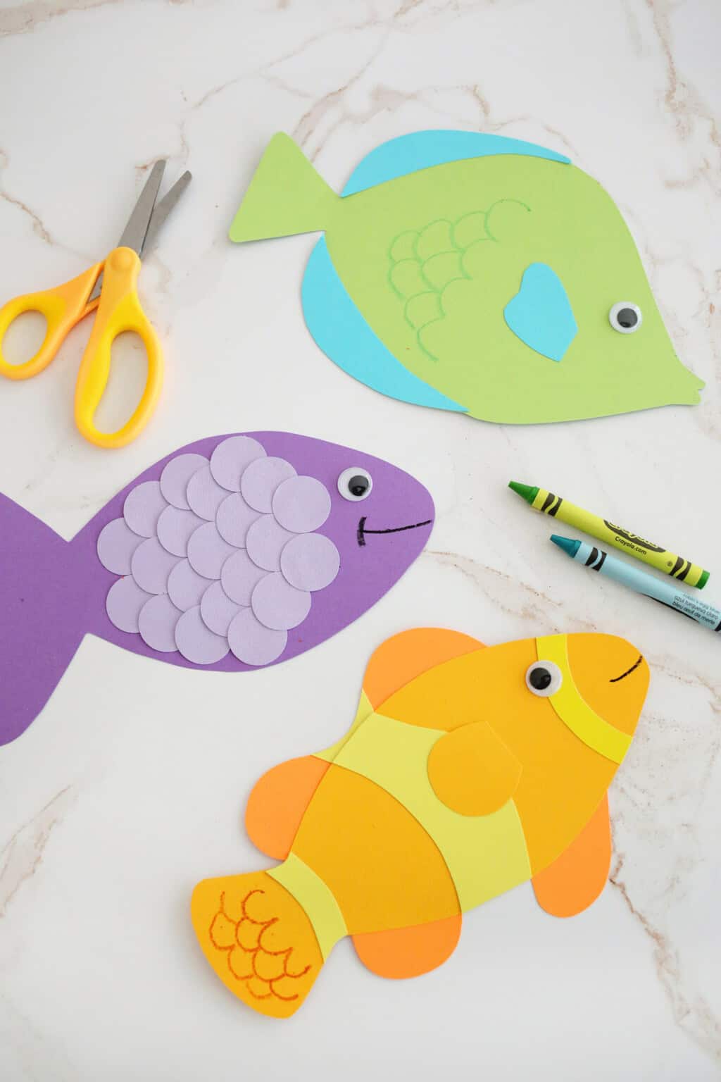 Fish Template- Free Printable - Childhood Magic