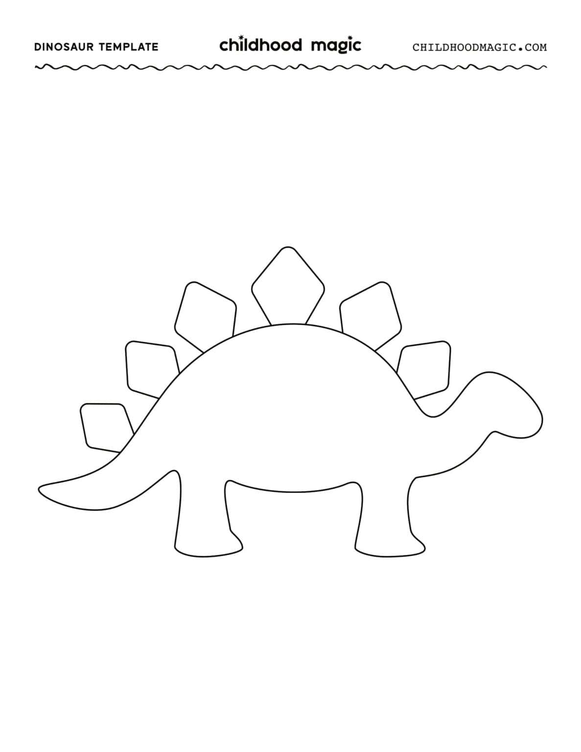 Dinosaur Coloring Pages- Free Printable - Childhood Magic