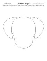 Puppy Coloring Pages- Free Printable Template - Childhood Magic