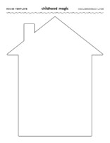 House Template- Free Printable - Childhood Magic