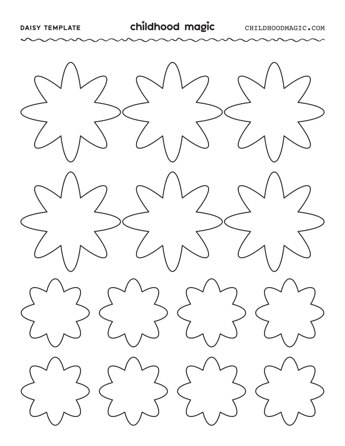 Handprint Bouquet of Flowers-with Free Printable - Childhood Magic