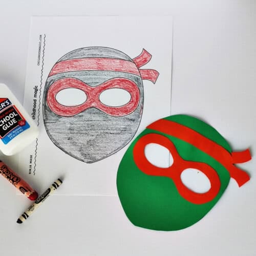 Printable Mask Template for Kids - Childhood Magic