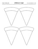 Paper Pizza- Free Printable Template - Childhood Magic