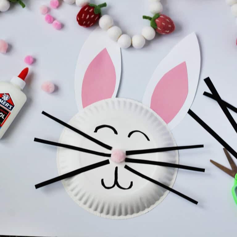 Paper Plate Easter Bunny Craft - Childhood Magic