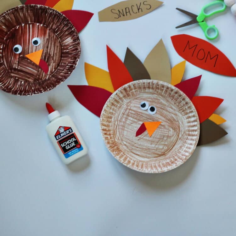 Paper Plate Turkey Craft - Childhood Magic
