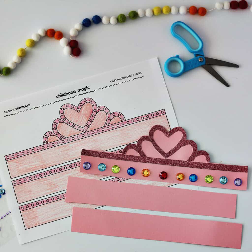 Printable Crown Template for Kids - Childhood Magic