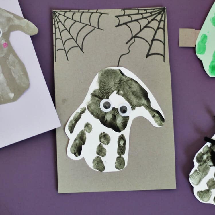 Halloween Handprint Crafts - Childhood Magic
