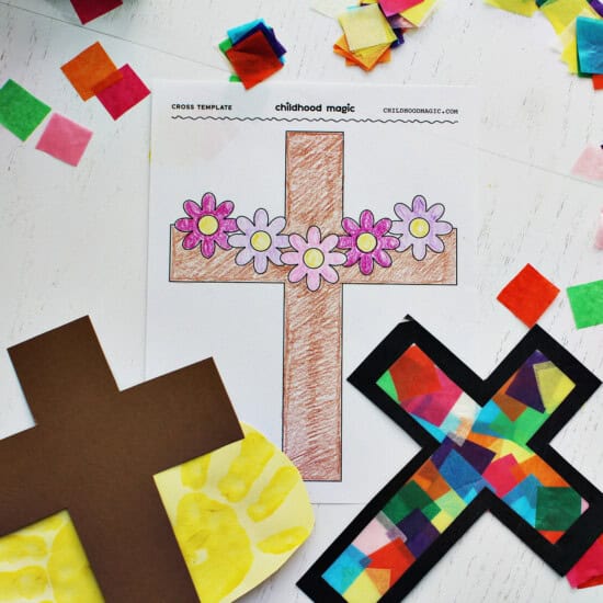 Cross Template- Free Printable - Childhood Magic