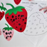 Strawberry Printable- Free Template - Childhood Magic