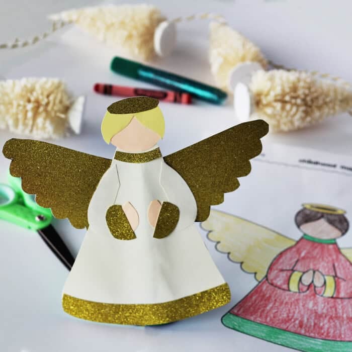 Angel Template- Free Printable - Childhood Magic