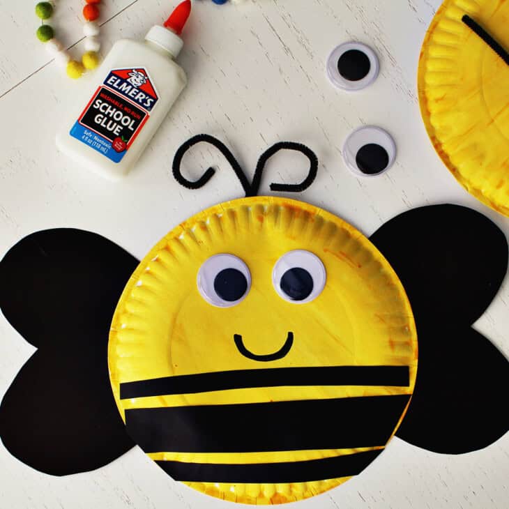 Paper Plate Bee Craft - Childhood Magic