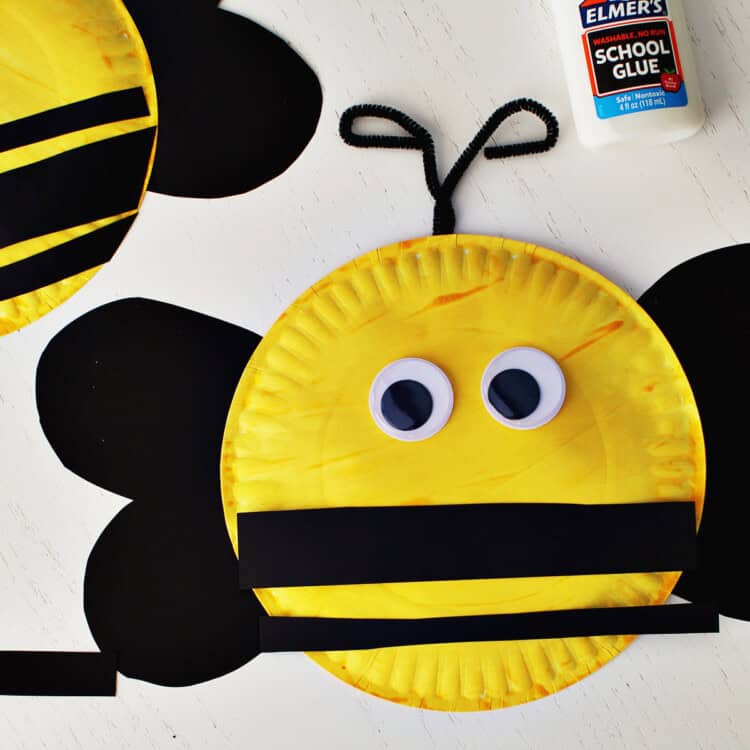 Paper Plate Bee Craft - Childhood Magic