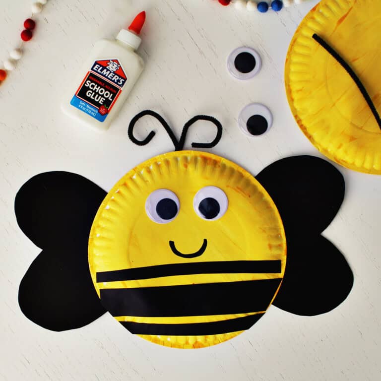 Paper Plate Bee Craft - Childhood Magic