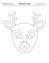 Reindeer Template- Free Printable - Childhood Magic