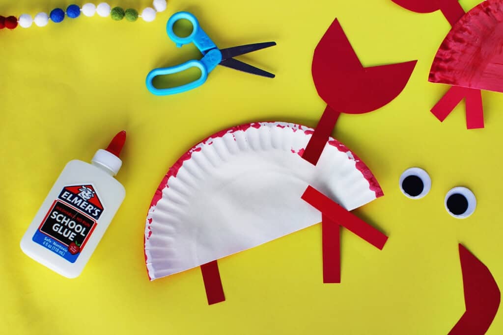Paper Plate Crab Craft - Childhood Magic